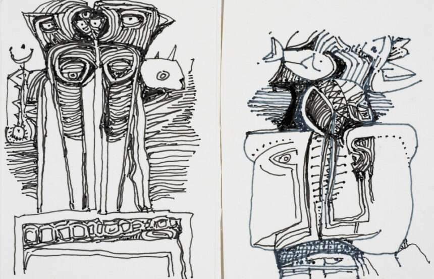 "Pain Relief Drawings: the series of drawings by Ibrahim El-Salahi